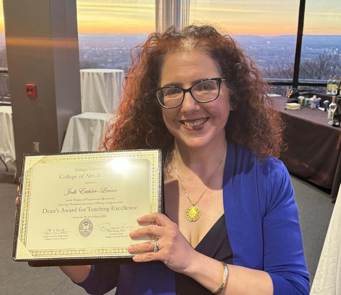 Congratulations to Jodi Eichler-Levine for receiving the Dean's Award for Teaching Excellence ...